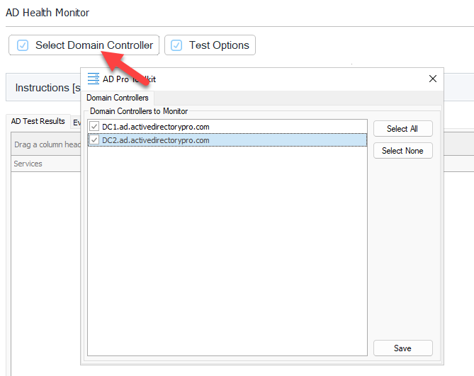 AD Health Monitor | Active Directory Pro Docs